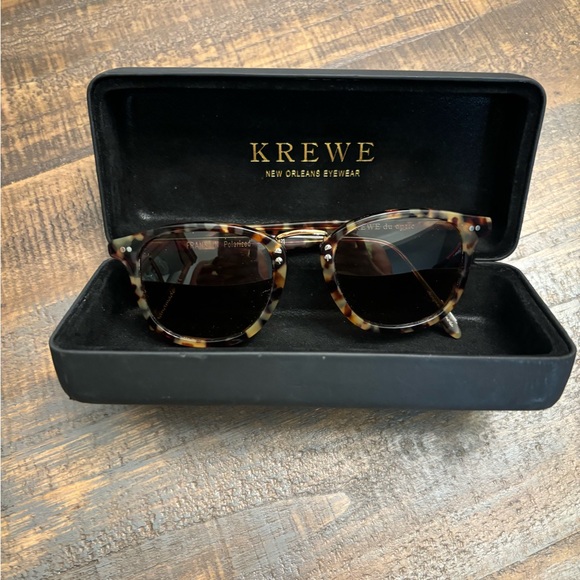 KREWE | Accessories | Krewe Franklin Polarized Sunglasses Tortoise ...